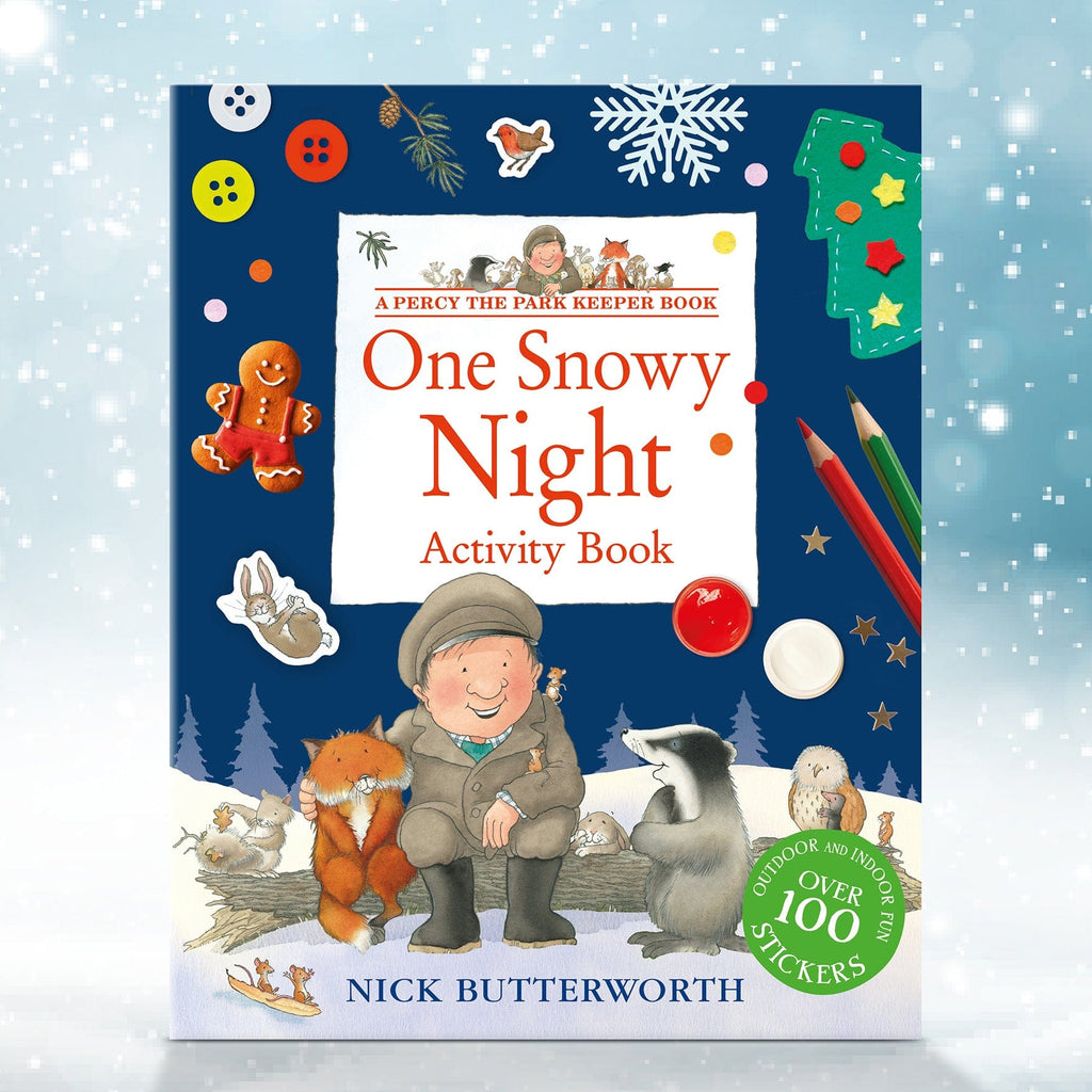 One Snowy Night Activity Book - includes more than 100 stickers